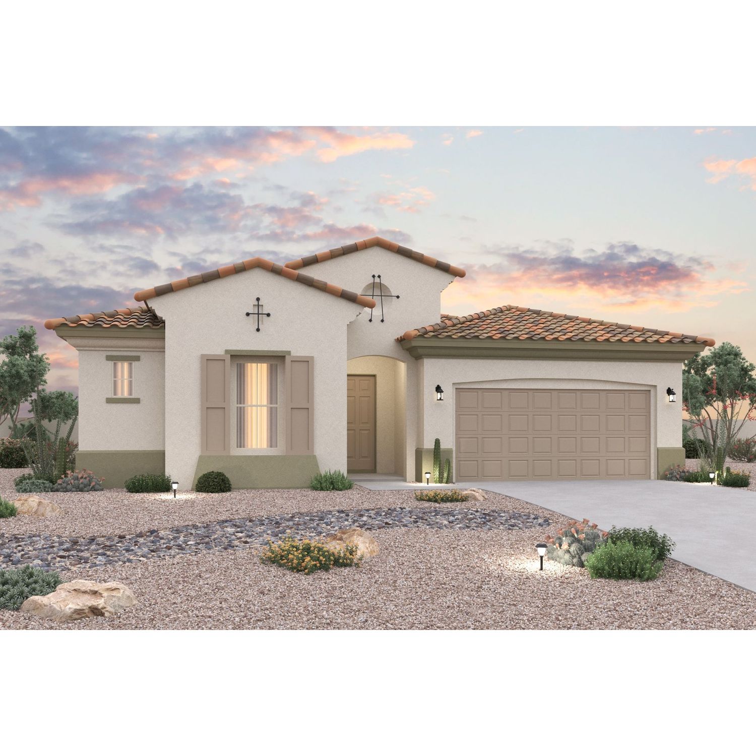 Amethyst – Elevation - Lot 28 - Estrella in Goodyear, AZ
